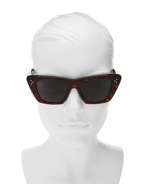 Celine Cat Eye Sunglasses - Havana/gray Solid