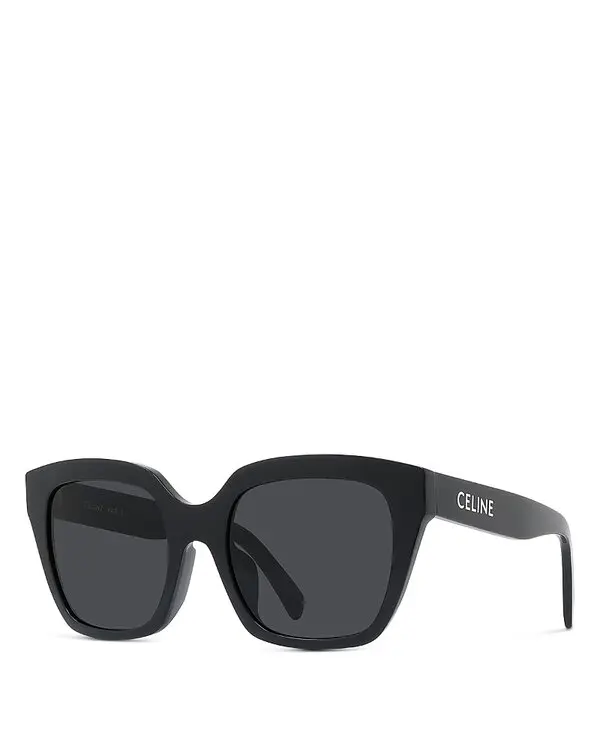 Celine Monochroms Square Sunglasses - Black/gray