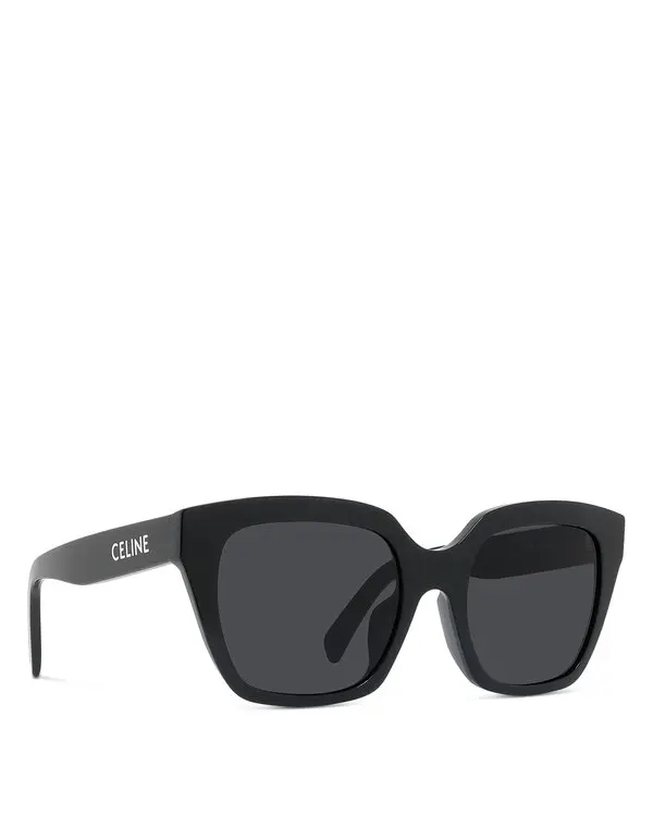 Celine Monochroms Square Sunglasses - Black/gray
