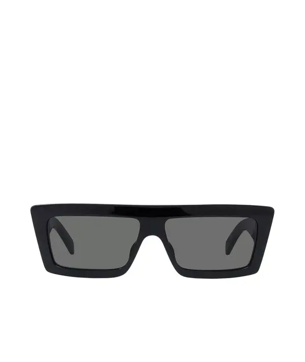 Celine Monochroms Rectangular Sunglasses - Black/gray