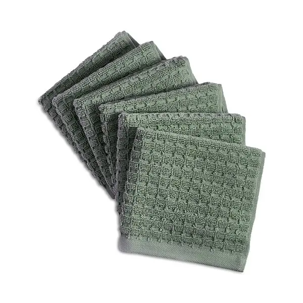 Dkny Quick Dry Washcloth Set - Moss