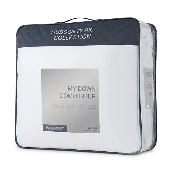 HUDSON PARK COLLECTION My Warmest Asthma & Allergy Friendly Down Comforter, Queen Exclusive - White