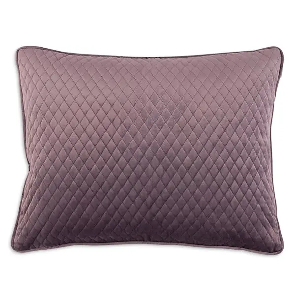 LILI ALESSANDRA Valentina Quilted Velvet Decorative Pillow, 20 X 26 - Raisin