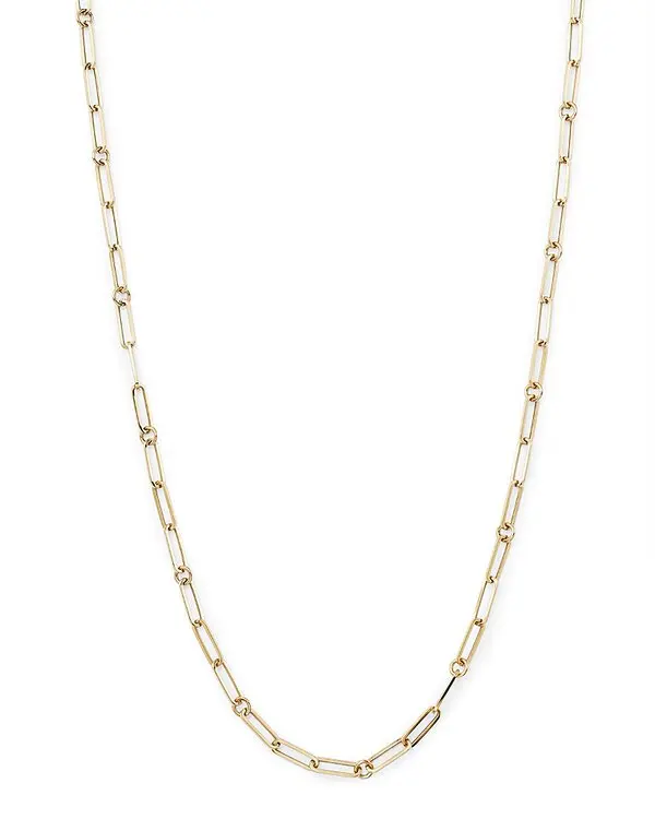Roberto Coin 18k Yellow Paperclip Chain Necklace - Gold