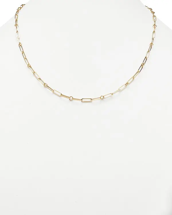 Roberto Coin 18k Yellow Paperclip Chain Necklace - Gold