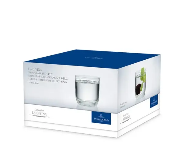 VILLEROY & BOCH La Divina Shot Glass, Set Of 4