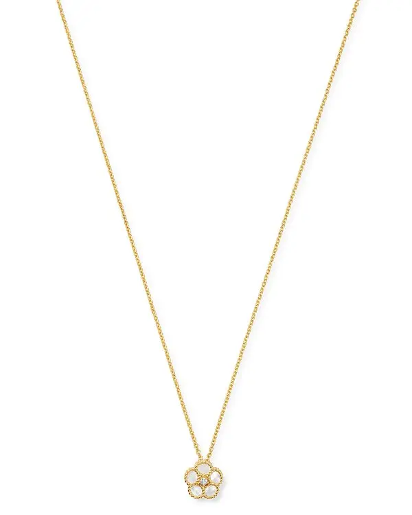 Roberto Coin 18k Yellow Gold Daisy Pendant Necklace - White/gold