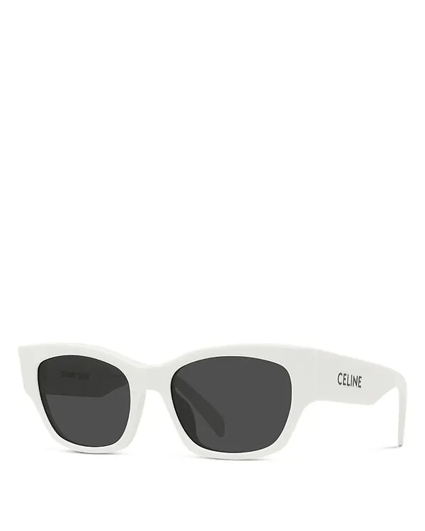 Celine Monochroms Cat Eye Sunglasses - Ivory/gray Solid
