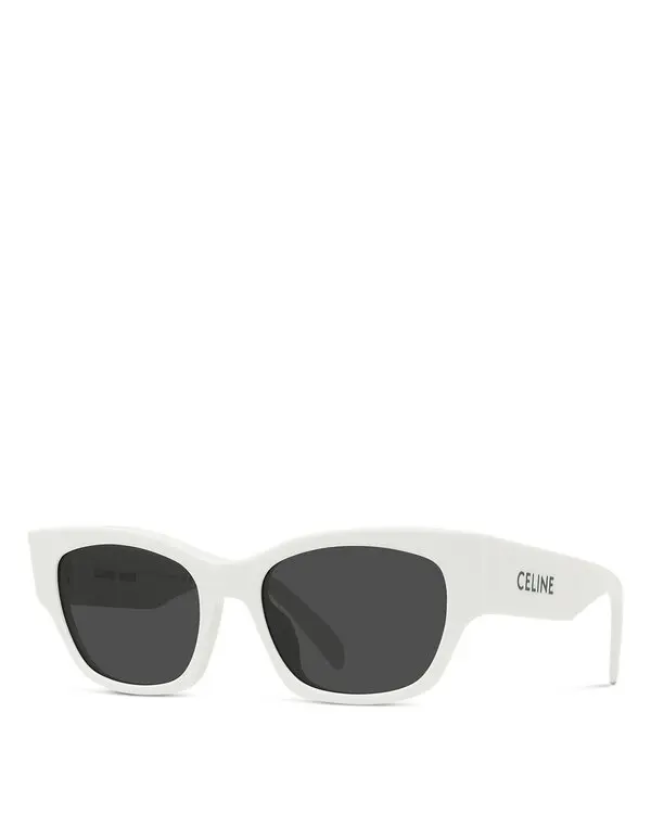 Celine Monochroms Cat Eye Sunglasses - Ivory/gray Solid