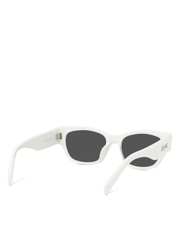 Celine Monochroms Cat Eye Sunglasses - Ivory/gray Solid