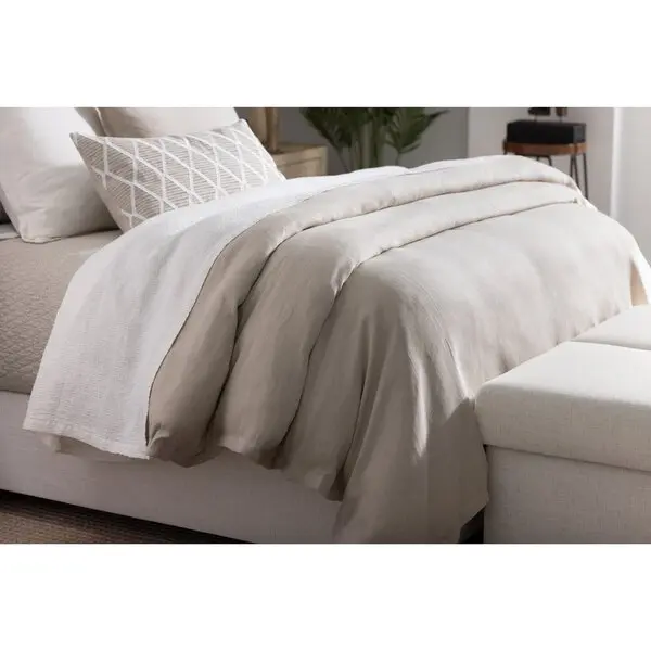 LILI ALESSANDRA Raine Summer Blanket, Queen - Natural