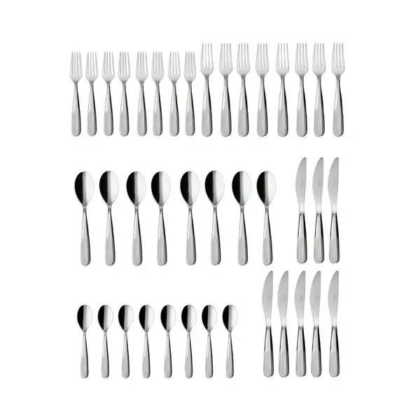VILLEROY & BOCH Rose Garden 40-piece Flatware Set
