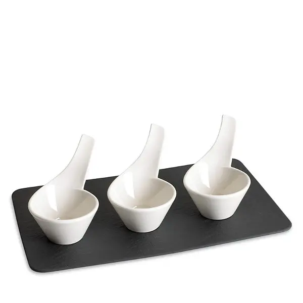 VILLEROY & BOCH New Wave 4 Pc. Dip Set - White