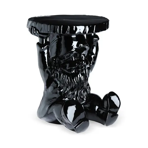 KARTELL Attila Gnome Stool/side Table - Black