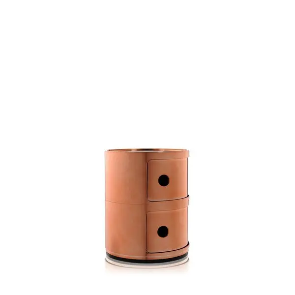 KARTELL Componibili 2 Tier Storage Tower - Copper