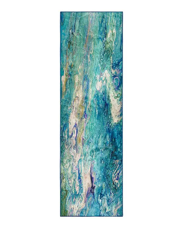 DALYN RUG COMPANY Kikiamo Kk4 Runner Area Rug, 2'3 X 7'6 - Lagoon/green