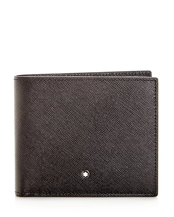 Montblanc Sartorial Embossed Leather Bi-fold Wallet - Black