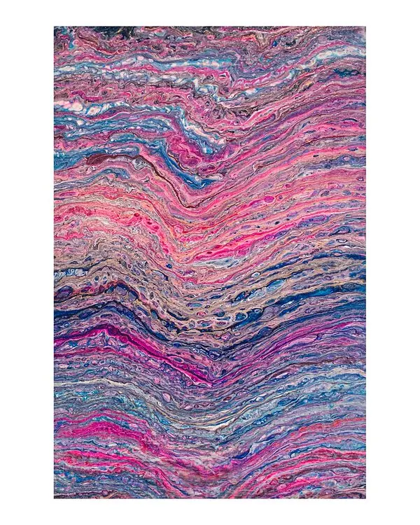 DALYN RUG COMPANY Kikiamo Kk3 Area Rug, 3' X 5 - Passion/purple