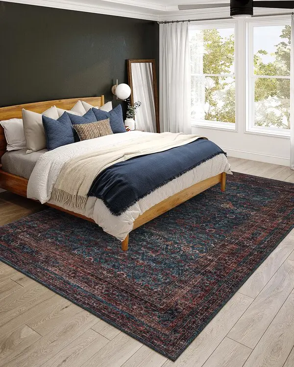 DALYN RUG COMPANY Jericho Jc7 Area Rug, 3' X 5 - Navy