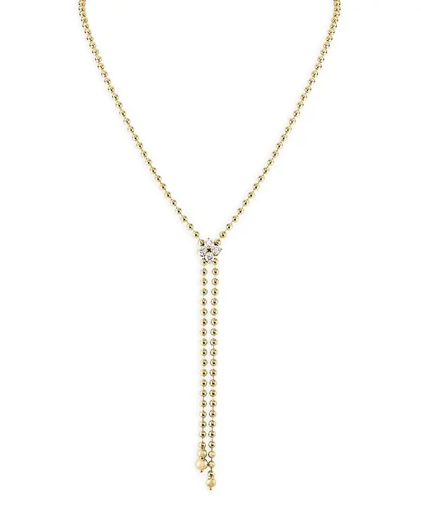 Roberto Coin 18k Yellow Love In Verona Diamond Lariat Necklace - Gold