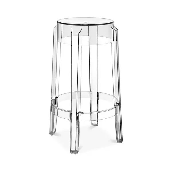 KARTELL Charles Ghost Chair, Set Of 2 - Crystal
