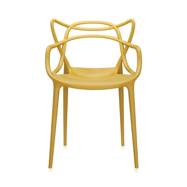 KARTELL Masters Dining Chair, Set Of 2 - Mustard