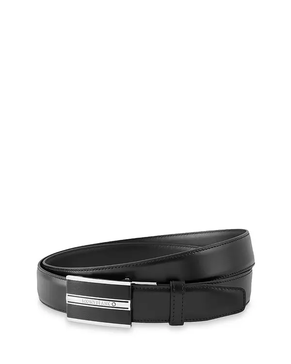 Montblanc Meisterstuck Leather Belt - Black