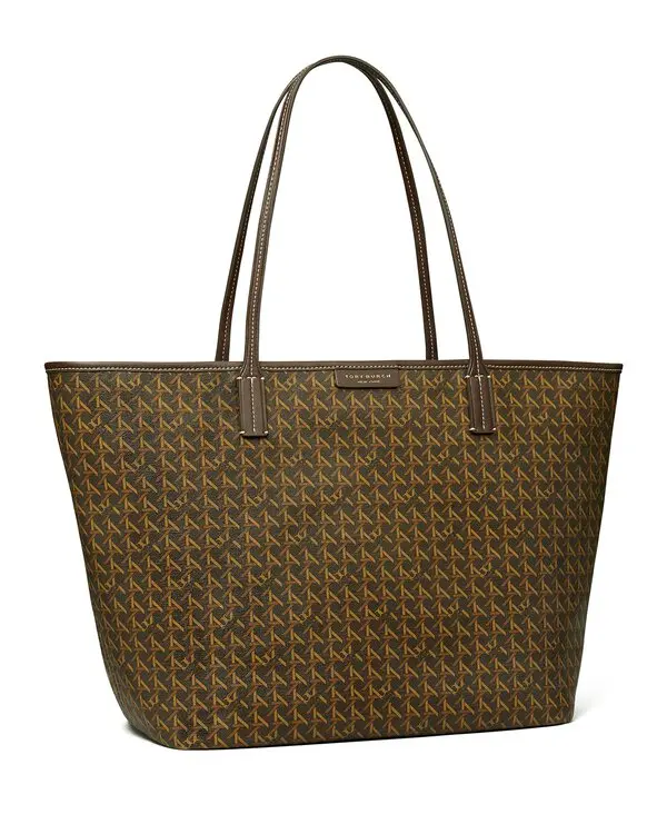Tory Burch Ever Ready Tote With Pouch - Walnut/gold