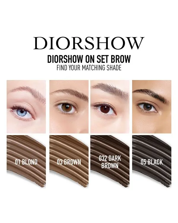 Dior Show On Set Brow Gel - Black