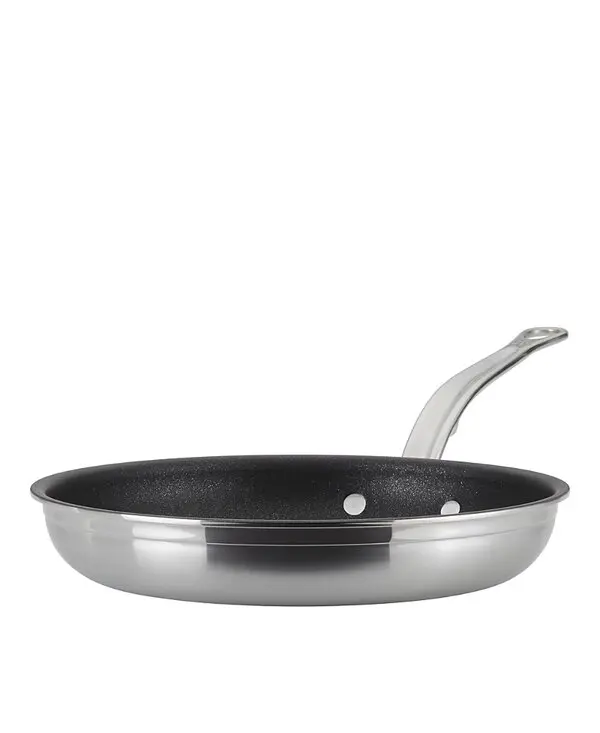 HESTAN Probond Forged 11 Professional Clad Stainless Steel Skillet With Titum Nonstick - Silver