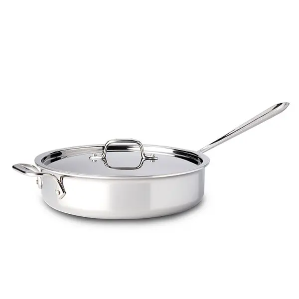 ALL-CLAD D3 Steel 4-quart Saute Pan With Lid - Stainless