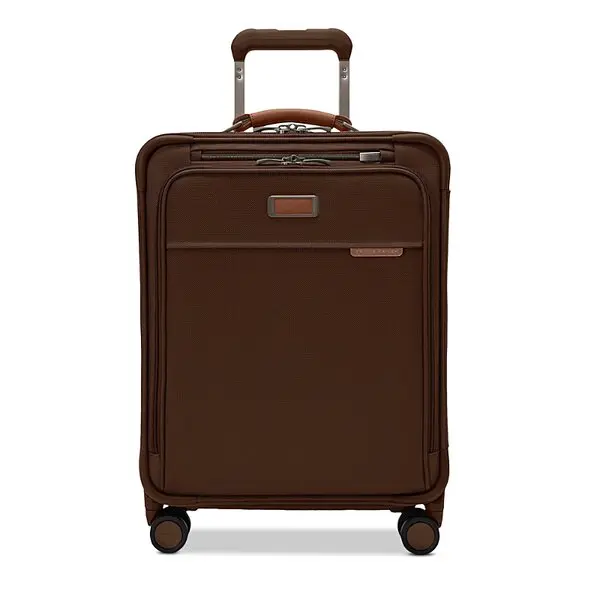 Briggs & Riley Baseline Global Carry-on Spinner Suitcase - Chocolate