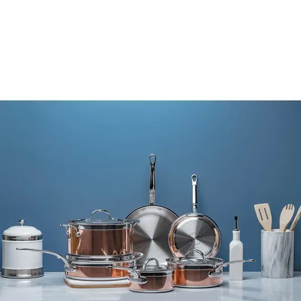 HESTAN Copperbond 10-piece Induction Cookware Set