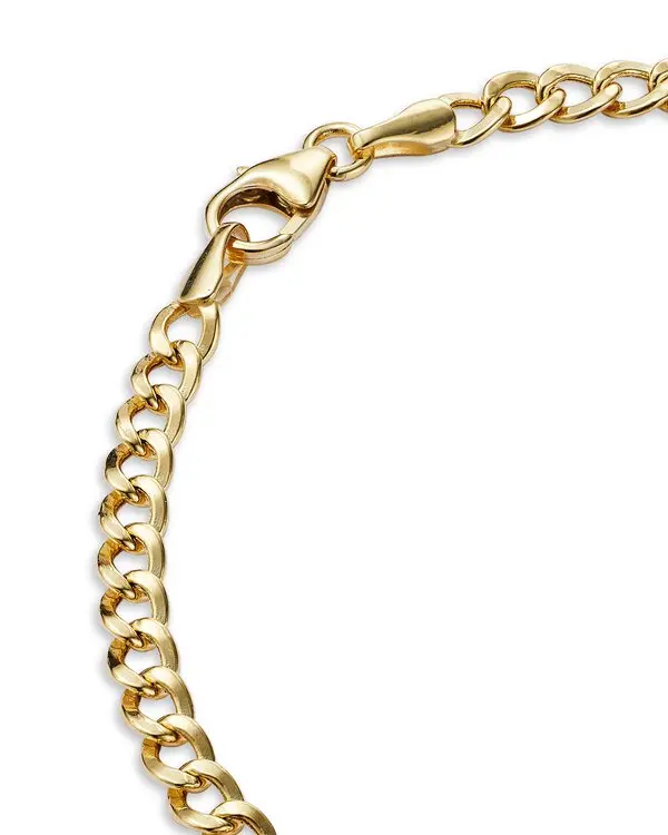 Bloomingdale'S Open Heart Curb Link Chain Bracelet