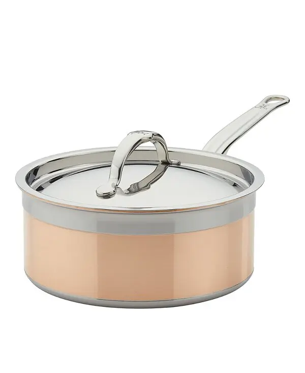 HESTAN Copperbond 3-quart Induction Saucepan With Lid - Copper