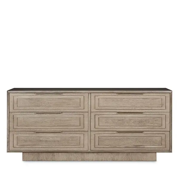VANGUARD FURNITURE Bowers 6 Drawer Dresser - Silverthorne