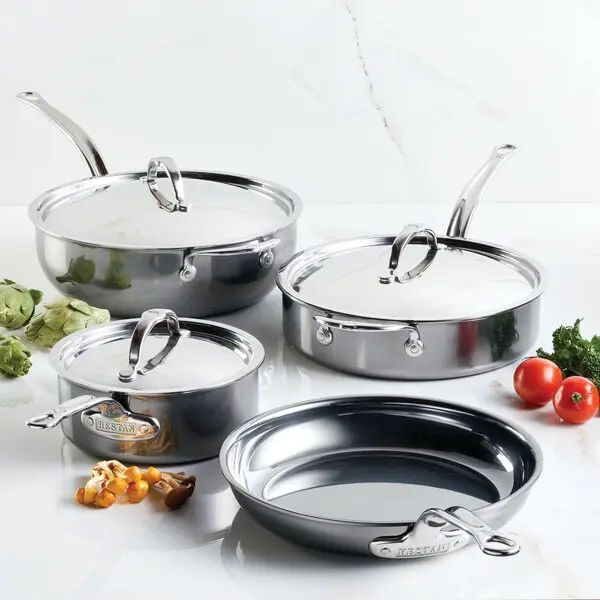 HESTAN Nanobond Molecular Titanium 7-piece Cookware Set Exclusive