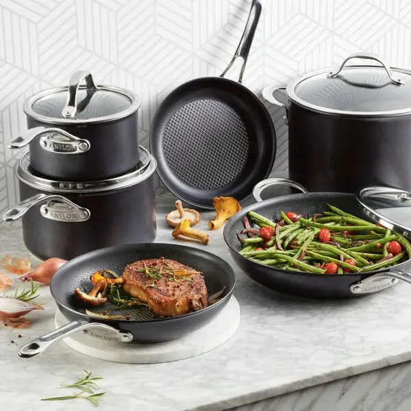 ANOLON X 10 Piece Cookware Set
