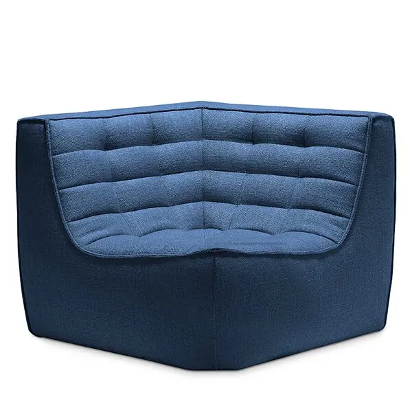 ETHNICRAFT N701 Sofa Corner Sectional - Blue