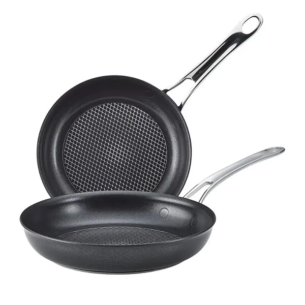 ANOLON X Frypans, Set Of 2 - Black