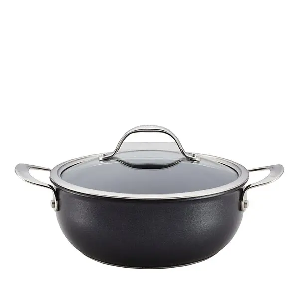 ANOLON X 4 Qt Casserole & Lid - Black