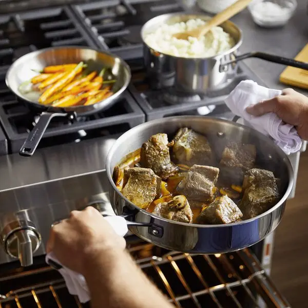 KITCHENAID 5-ply Clad Stainless Steel 10-piece Cookware Set