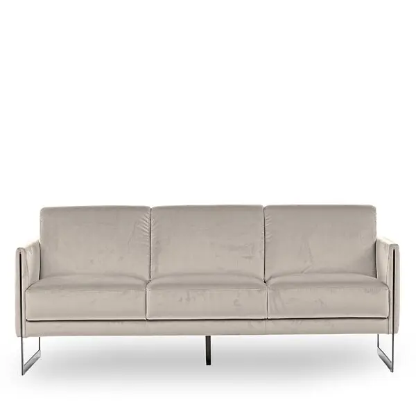 GIUSEPPE NICOLETTI Coco Velvet Sofa - Dubai Beige - Titanium