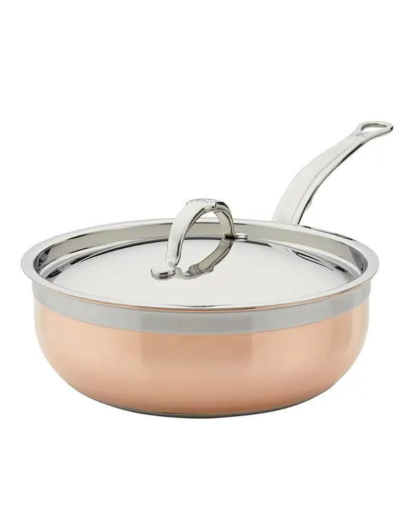 HESTAN Copperbond 3.5-quart Induction Essential Pan With Lid - Copper