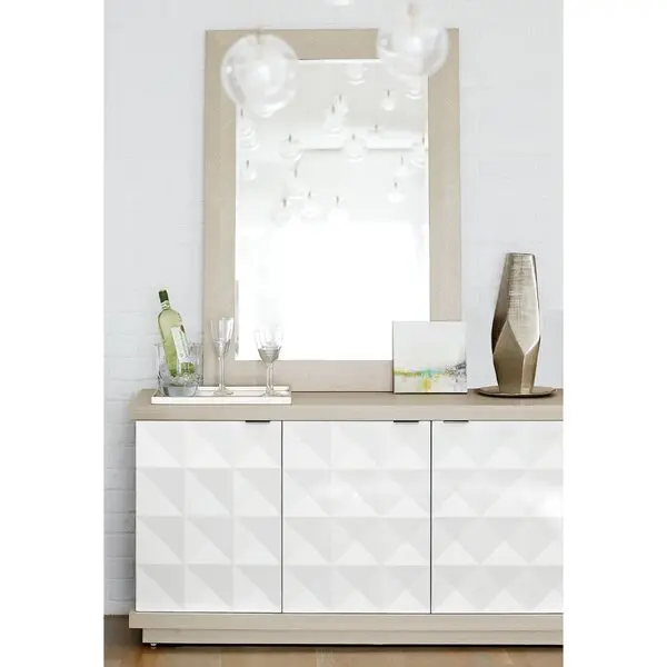 BERNHARDT Axiom Buffet - Linear Gray/white