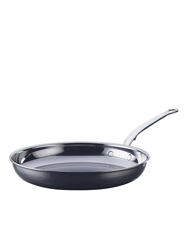 HESTAN Nanobond Molecular Titanium Stainless Steel 12.5 Skillet - Silver