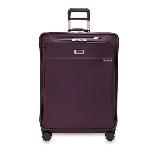 Briggs & Riley Baseline Large Expandable Spinner Suitcase - Plum