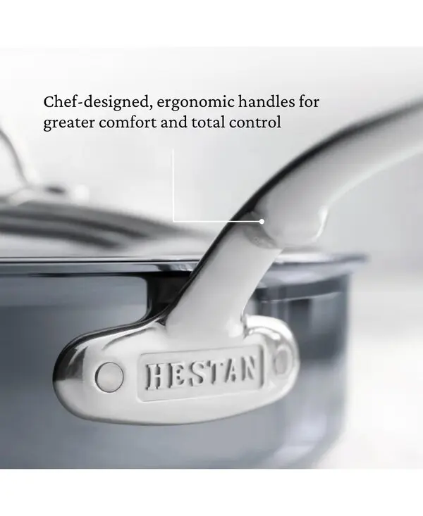 HESTAN Nanobond Molecular Titanium 5-quart Essential Pan With Lid