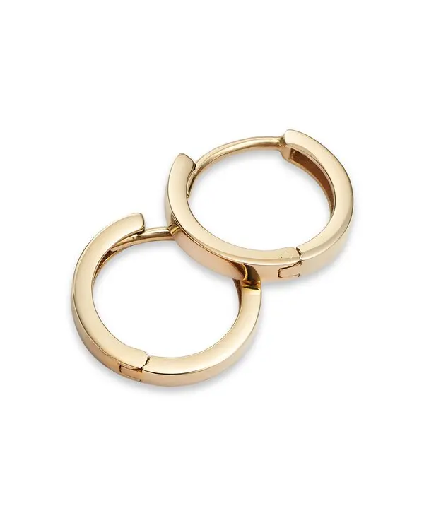 MOON & MEADOW 14k Yellow Huggie Hoop Earrings