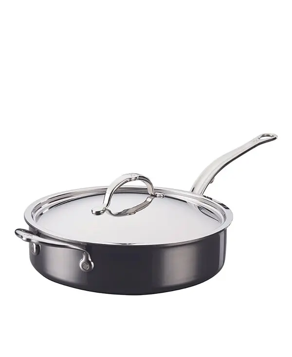 HESTAN Nanobond Molecular Titanium 3.5-quart Saute Pan With Lid - Silver